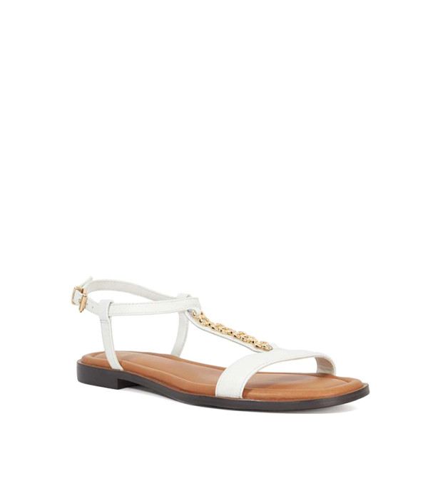 Lollipops White Flat Heel for women in Qatar | Dune London Qatar
